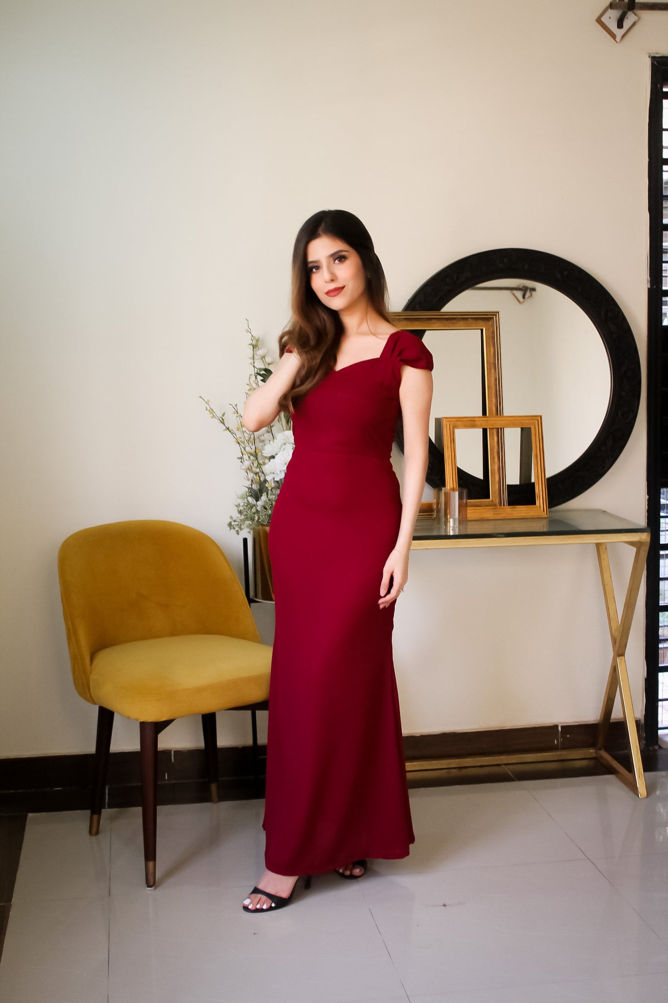 Scarlet Red Dress – ZoyaHussain